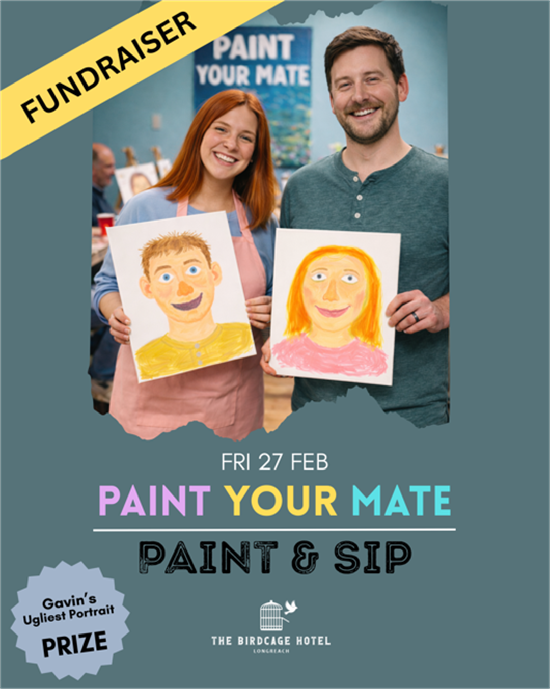 Paint Your Mate - Paint & Sip | Longreach Regional Council