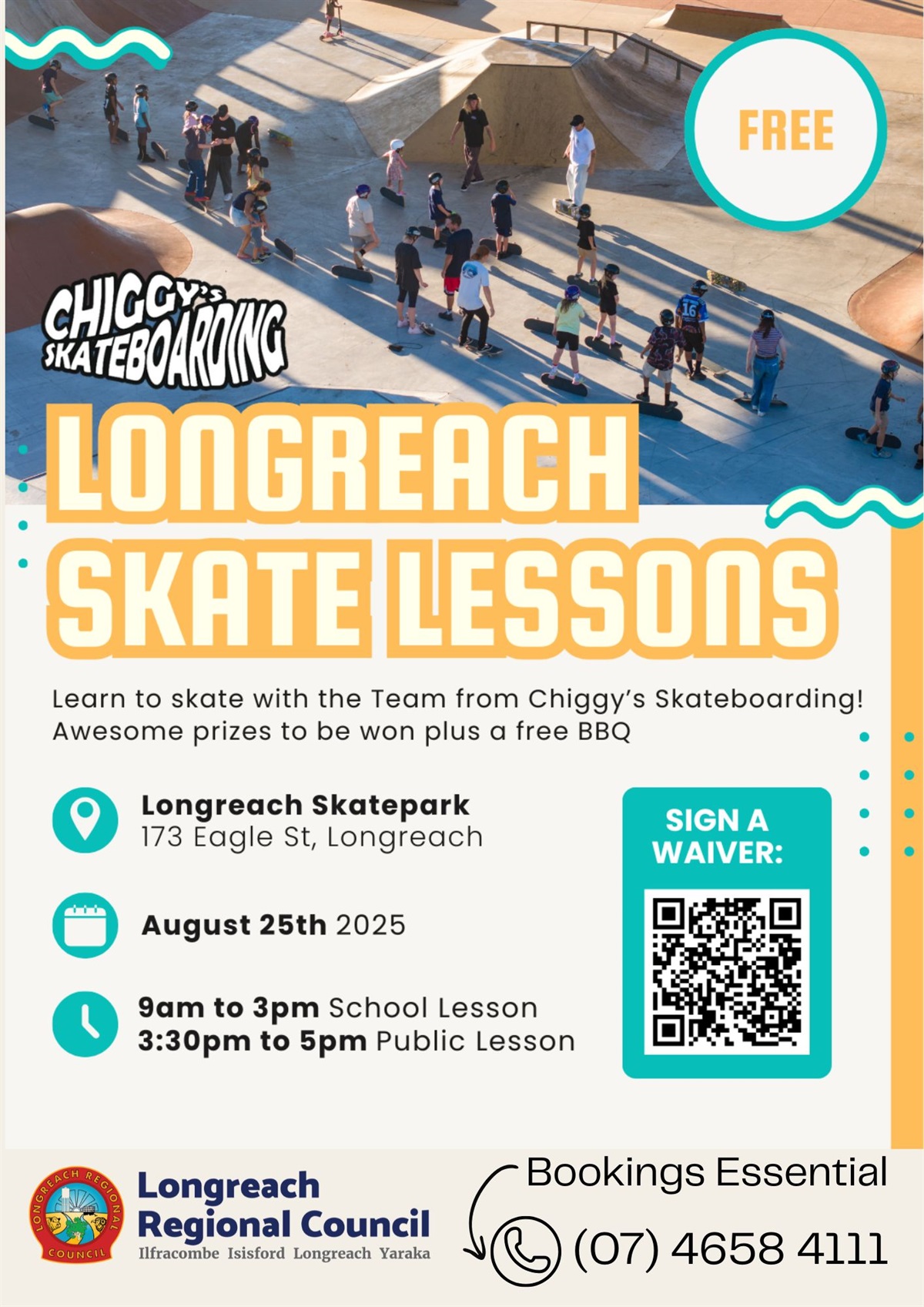 Skateboard Lessons | Longreach Regional Council